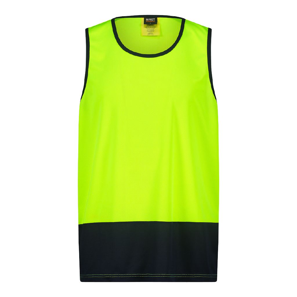Rivet Compliant Fluoro Singlet Yellow FLURO | The Warehouse