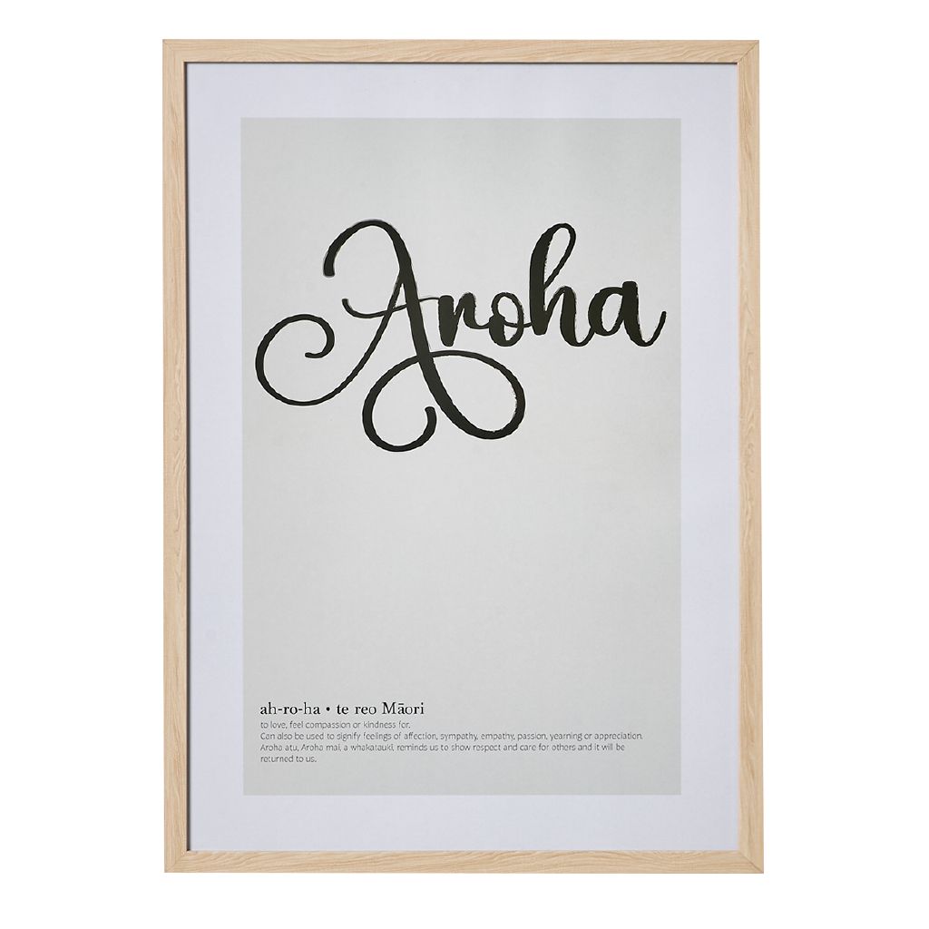 Living & Co Aroha Framed Print 50cm x 70cm | The Warehouse