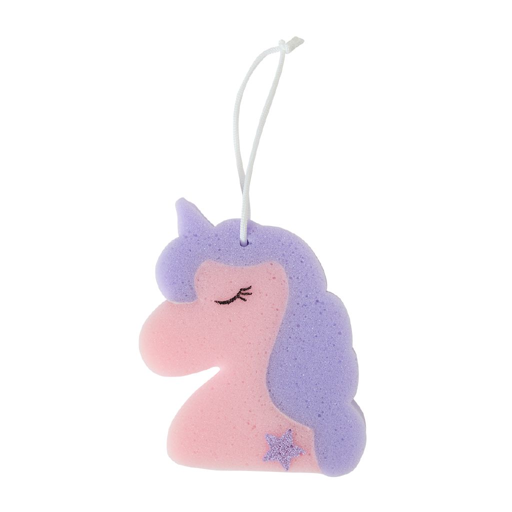 Poppi Kids Bath Sponge Unicorn | The Warehouse