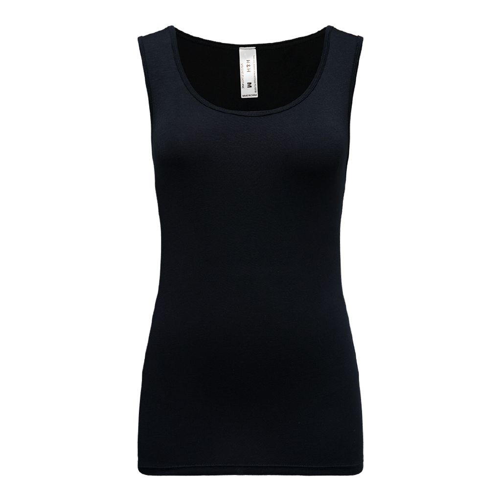H&H Women's Soft Touch Singlet Black | The Warehouse