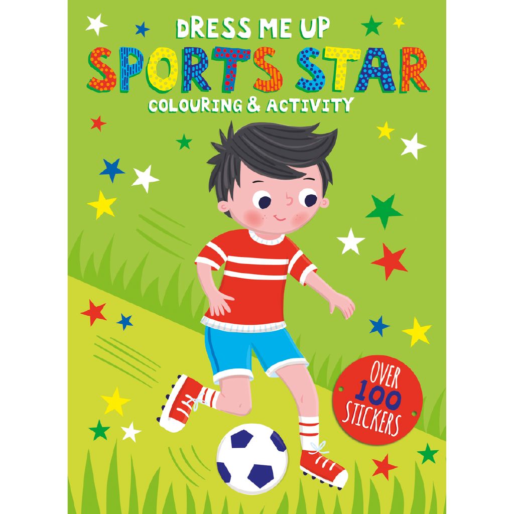 Dress Me Up Sports Star Colouring & Activity | The Warehouse