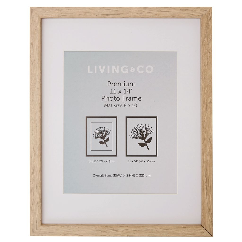 Living & Co Premium Photo Frame Natural | The Warehouse
