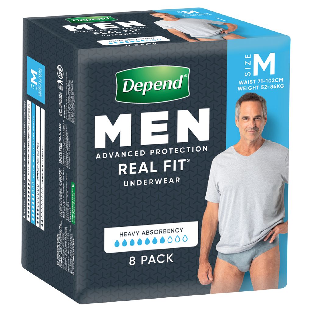 Depend Depend Adultcare Realfit Male Underwear Medium | The Warehouse