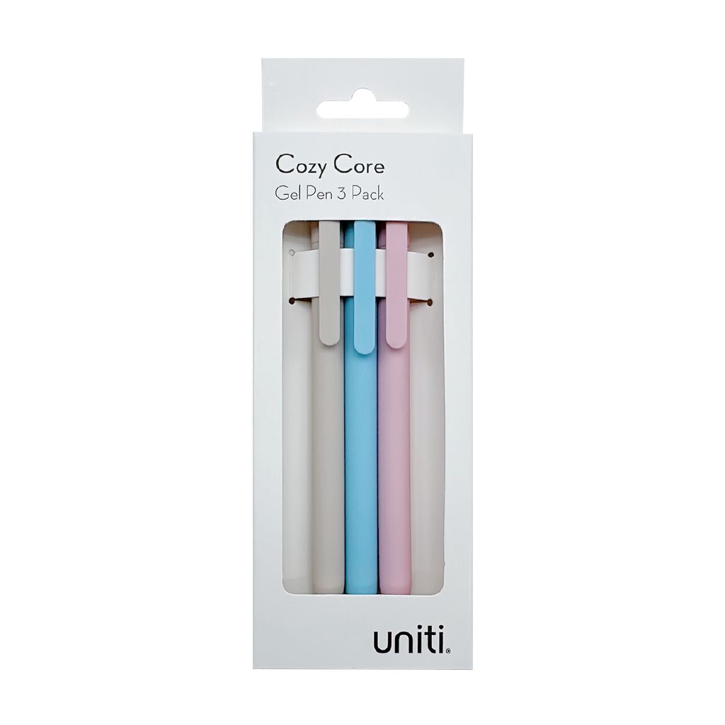 Uniti Cozy Core Pen 3 Pack | The Warehouse