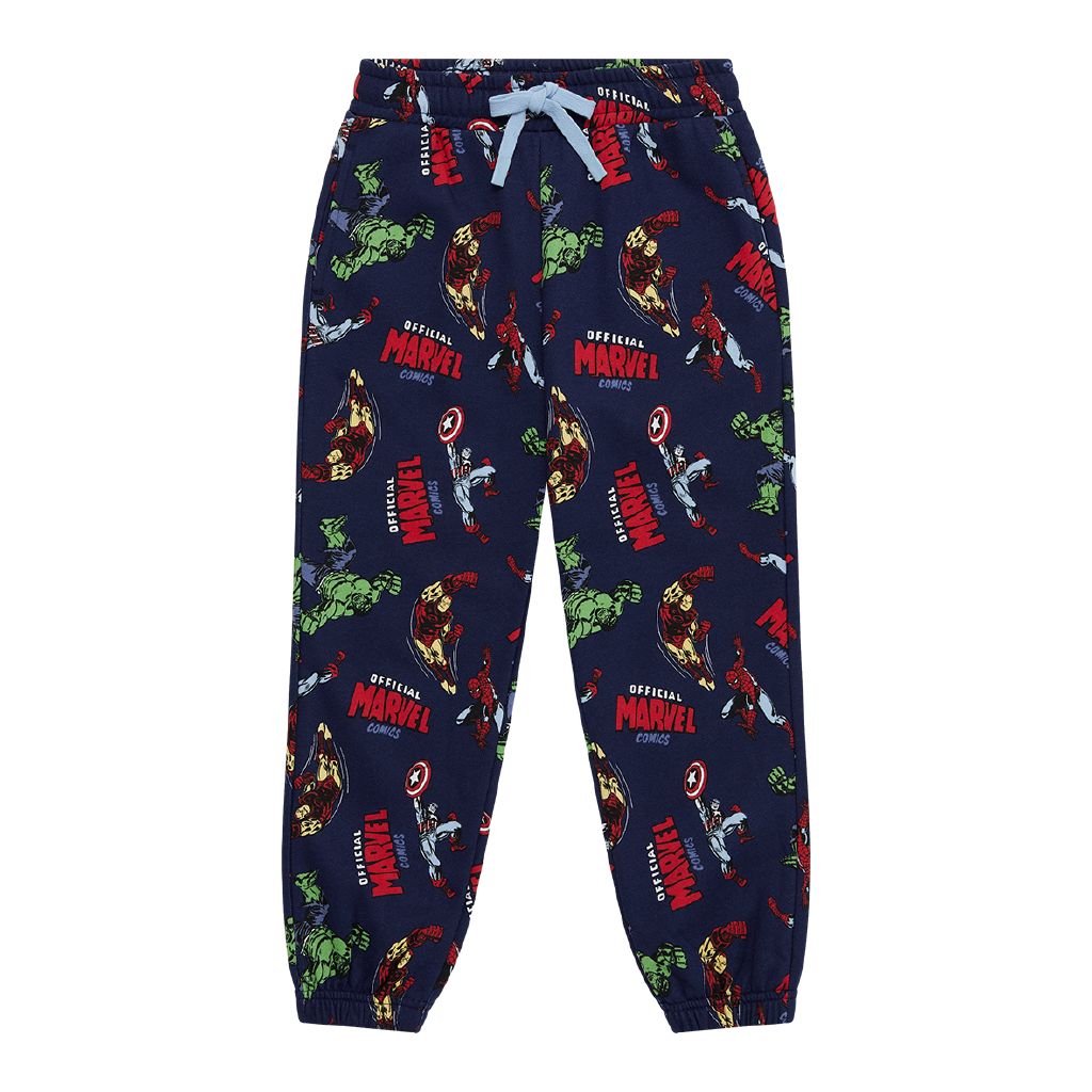 Marvel Trackpants Navy | The Warehouse