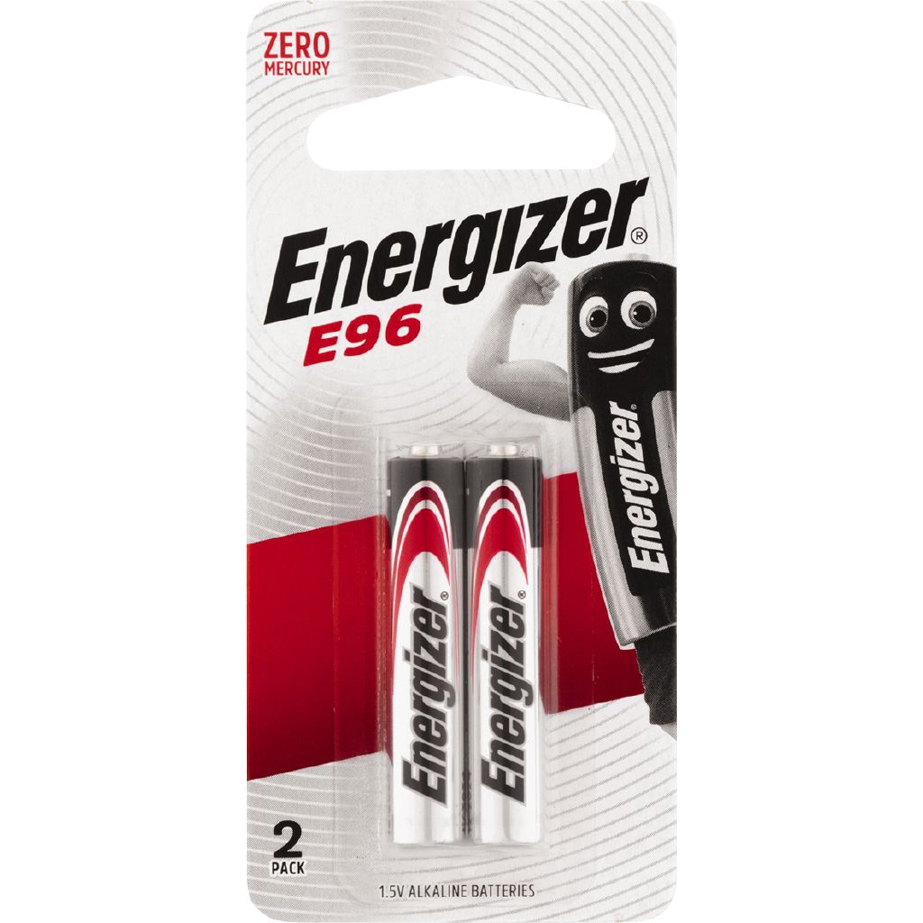 Energizer Alkaline Batteries E96 AAAA 2 Pack Multi-Coloured | The Warehouse