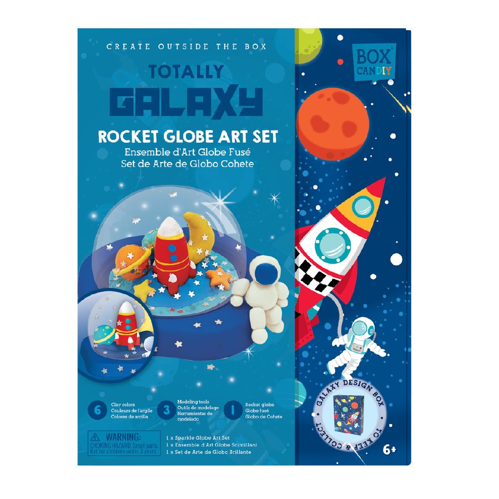 Totally Galaxy Rocket Globe Craft Kit | The Warehouse