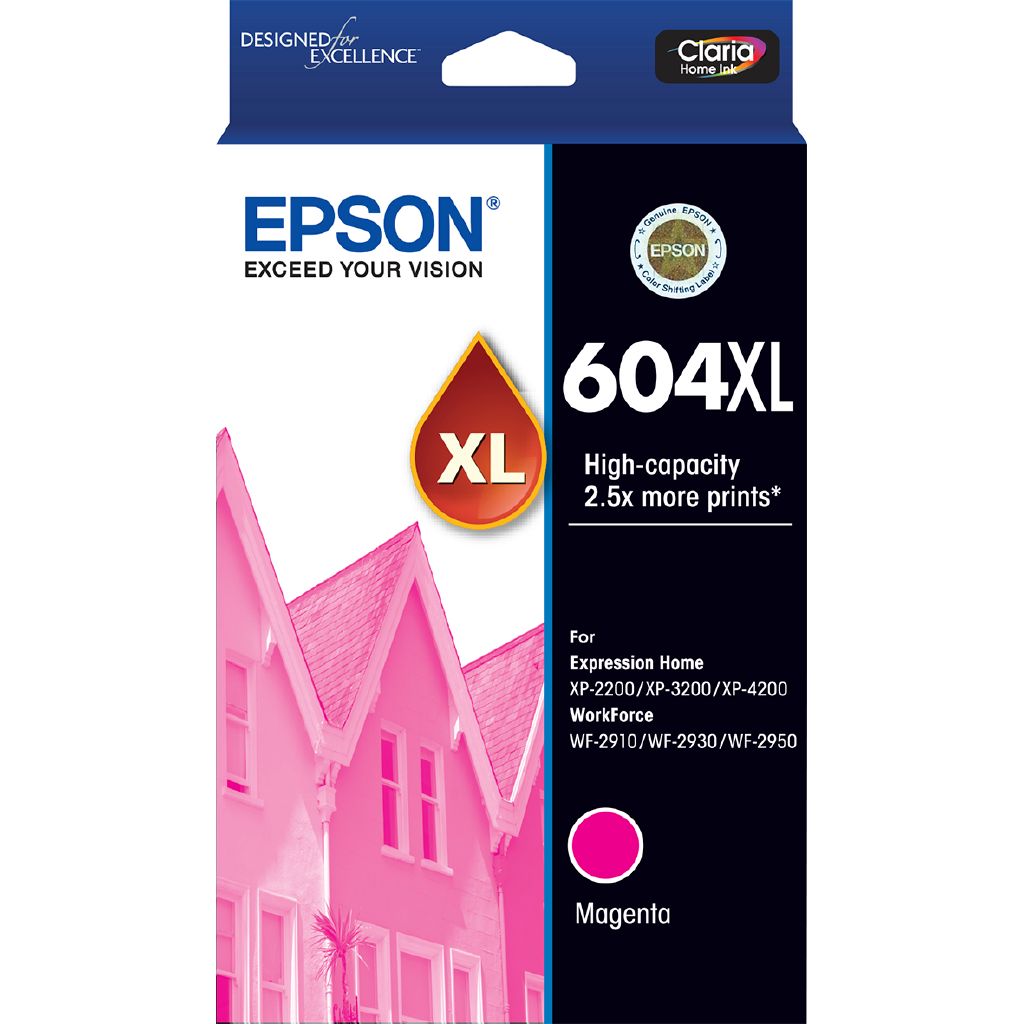 Epson Ink 604XL Magenta 350 Pages Magenta | The Warehouse