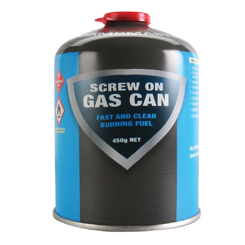Campmaster Threaded Propane Butane Gas Cartridge 450g | The Warehouse