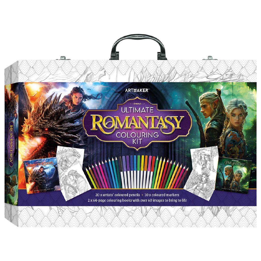 Art Maker: Ultimate Colouring Case Romantasy | The Warehouse