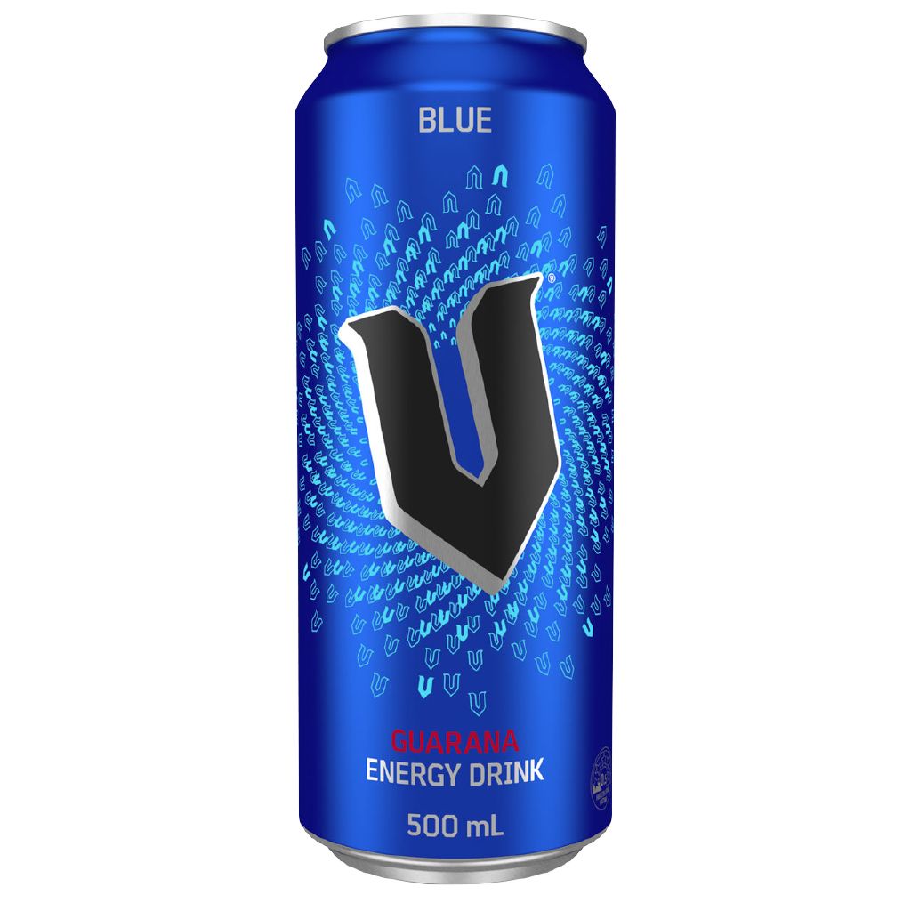 V Energy Drink Blue 500ml | The Warehouse