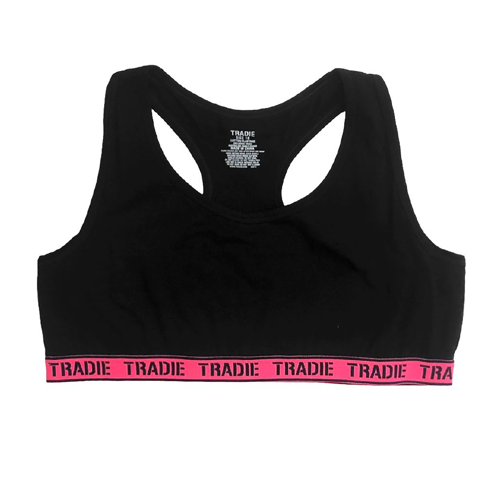Tradie Women's Curve Everyday Crop Black | The Warehouse