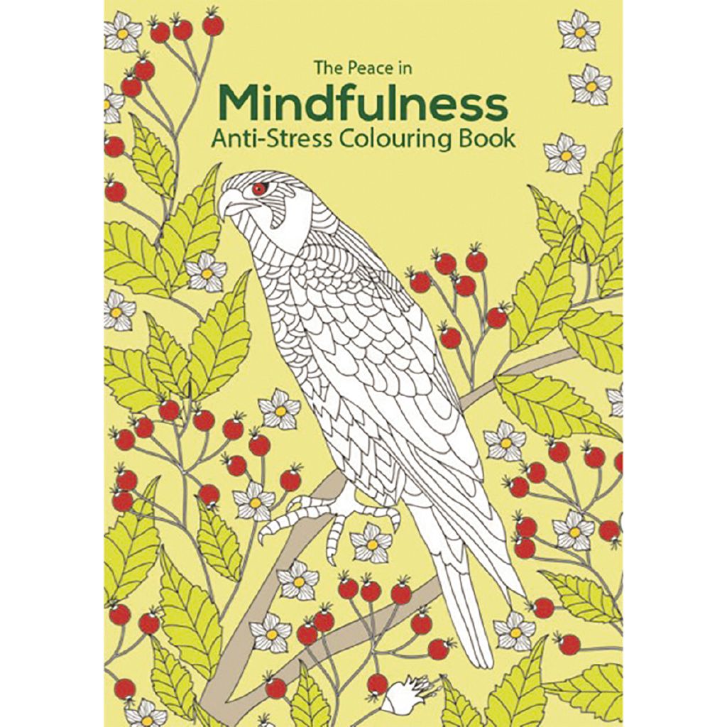 Mindfulness Colouring Bird Yellow | The Warehouse