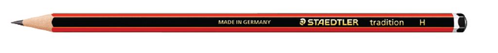 Staedtler Pencil Traditional H Black 12 Pack Black | The Warehouse