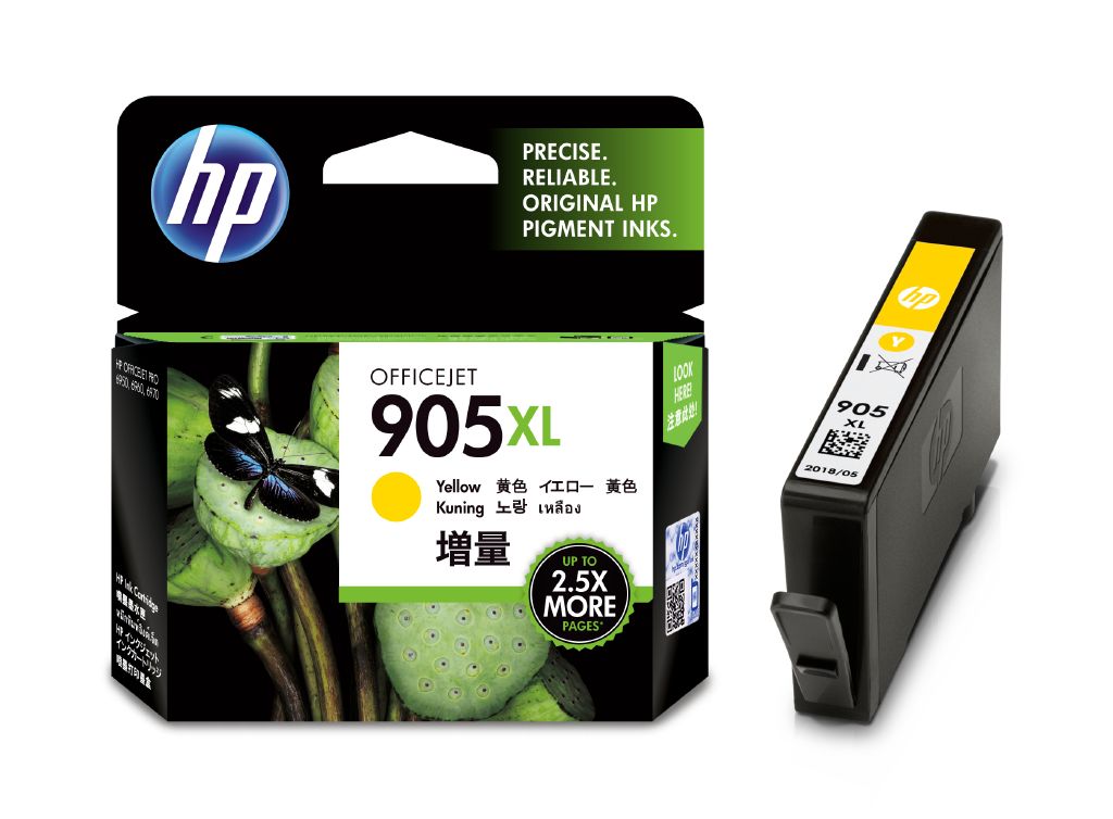 HP Ink 905XL 825 Pages Yellow Mid | The Warehouse