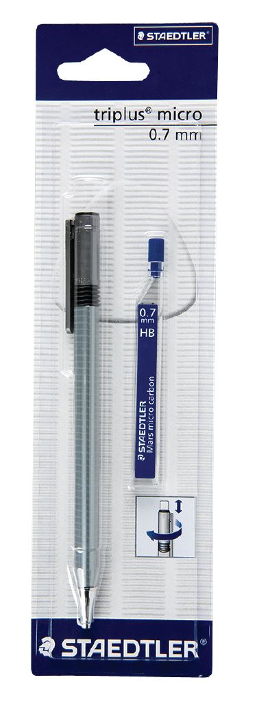 Staedtler Mechanical Pencil Triplus 0.7mm Black Black | The Warehouse