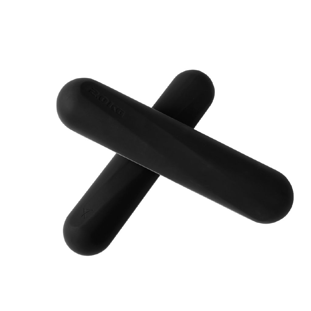 Active Intent Fitness Silicone Hand Weights 2kg Black 2 Pack Black ...