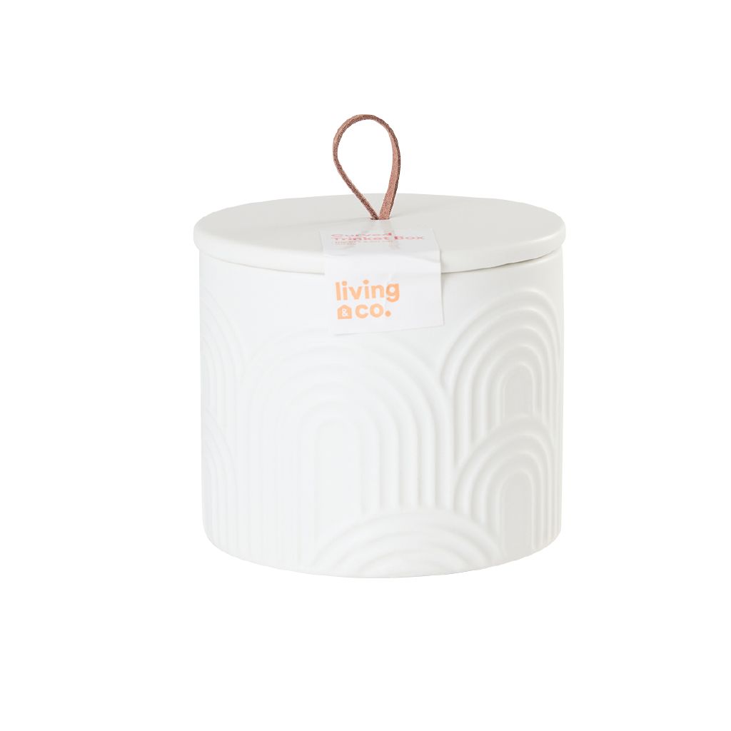 Living & Co Curved Trinket Box Natural One Size Natural | The Warehouse
