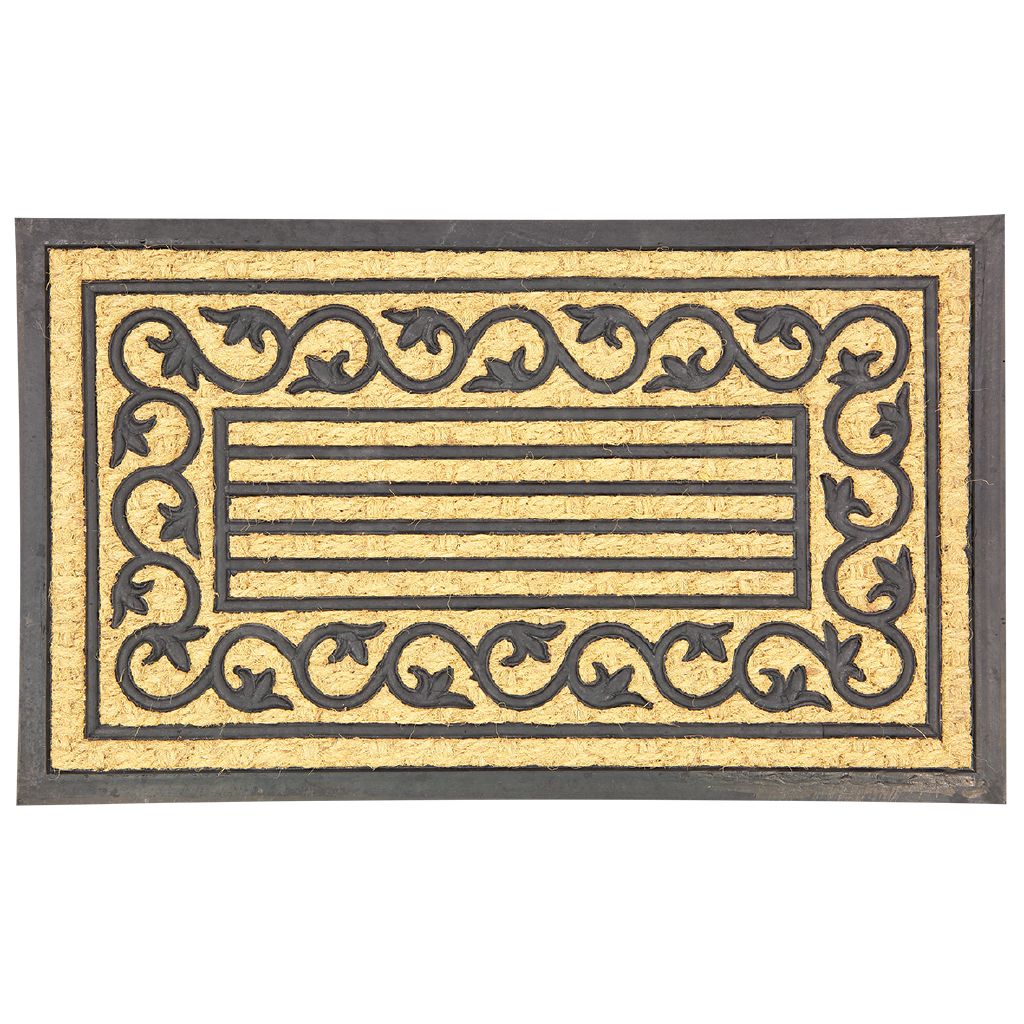 Living & Co Coir Vine Door Mat Natural 45cm x 75cm Natural | The Warehouse
