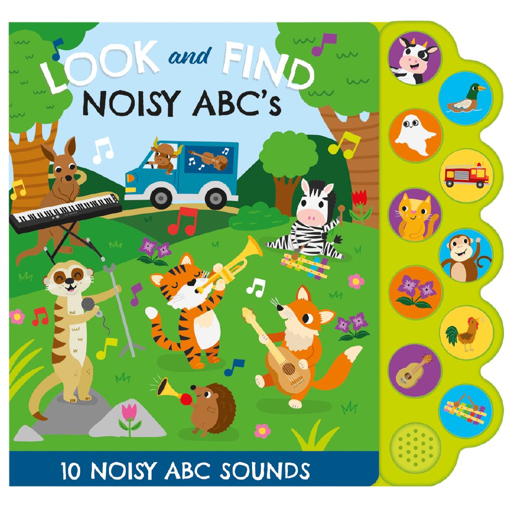 Look And Find Noisy ABCs Sound Book | The Warehouse