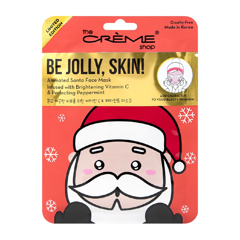 The Creme Shop Be Jolly Skin Animated Santa Face Mask | The Warehouse