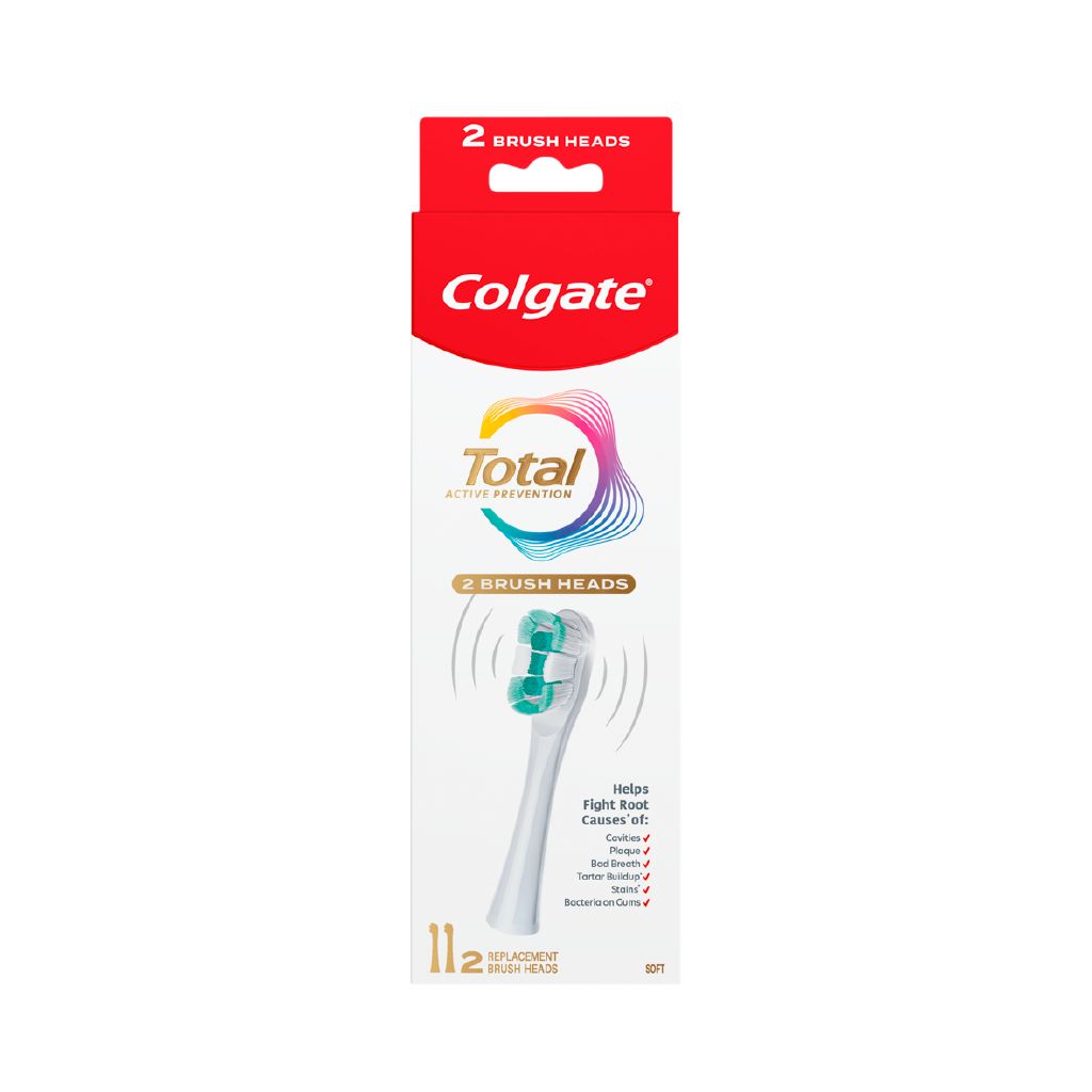 Colgate Total Battery Toothbrush Refill 2 Pack | The Warehouse