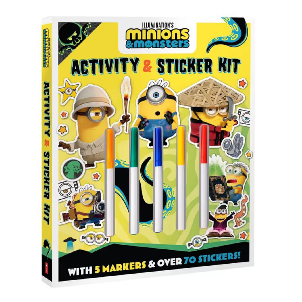 Minions And Monsters: Activity And Sticker Kit | The Warehouse