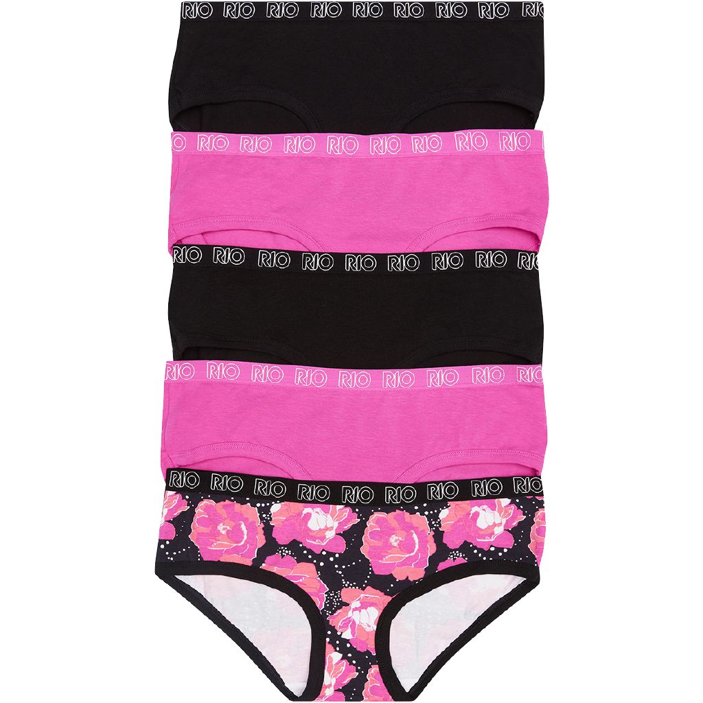 Rio Women's Boyleg Briefs 5 Pack Pink Dark | The Warehouse