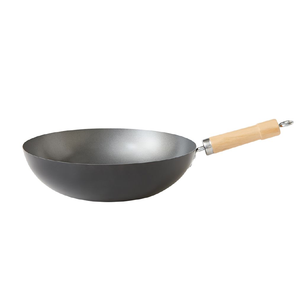 Living & Co Non Stick Wok Black 30cm Black | The Warehouse
