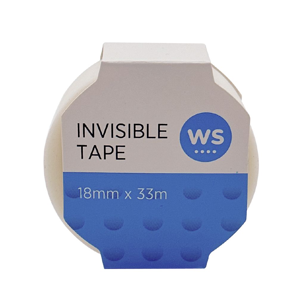 WS Invisible Tape 18mm x 33m | The Warehouse