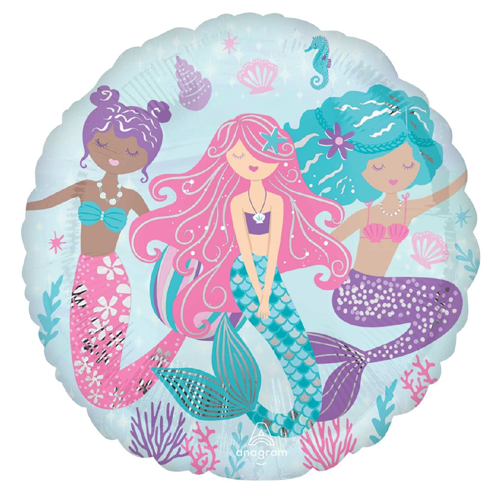 Amscan 45cm Standard Shimmering Mermaid | The Warehouse