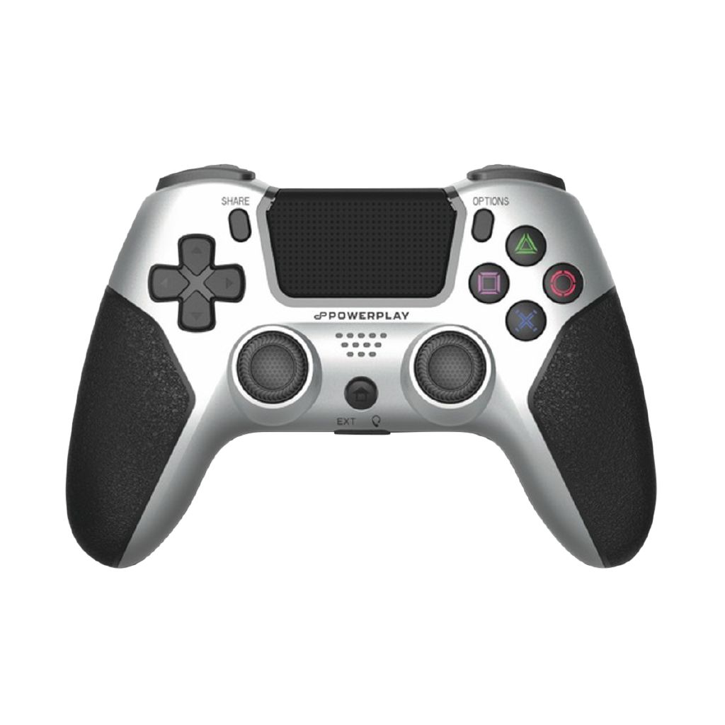 PowerPlay PS4 Wireless Controller Silver | The Warehouse