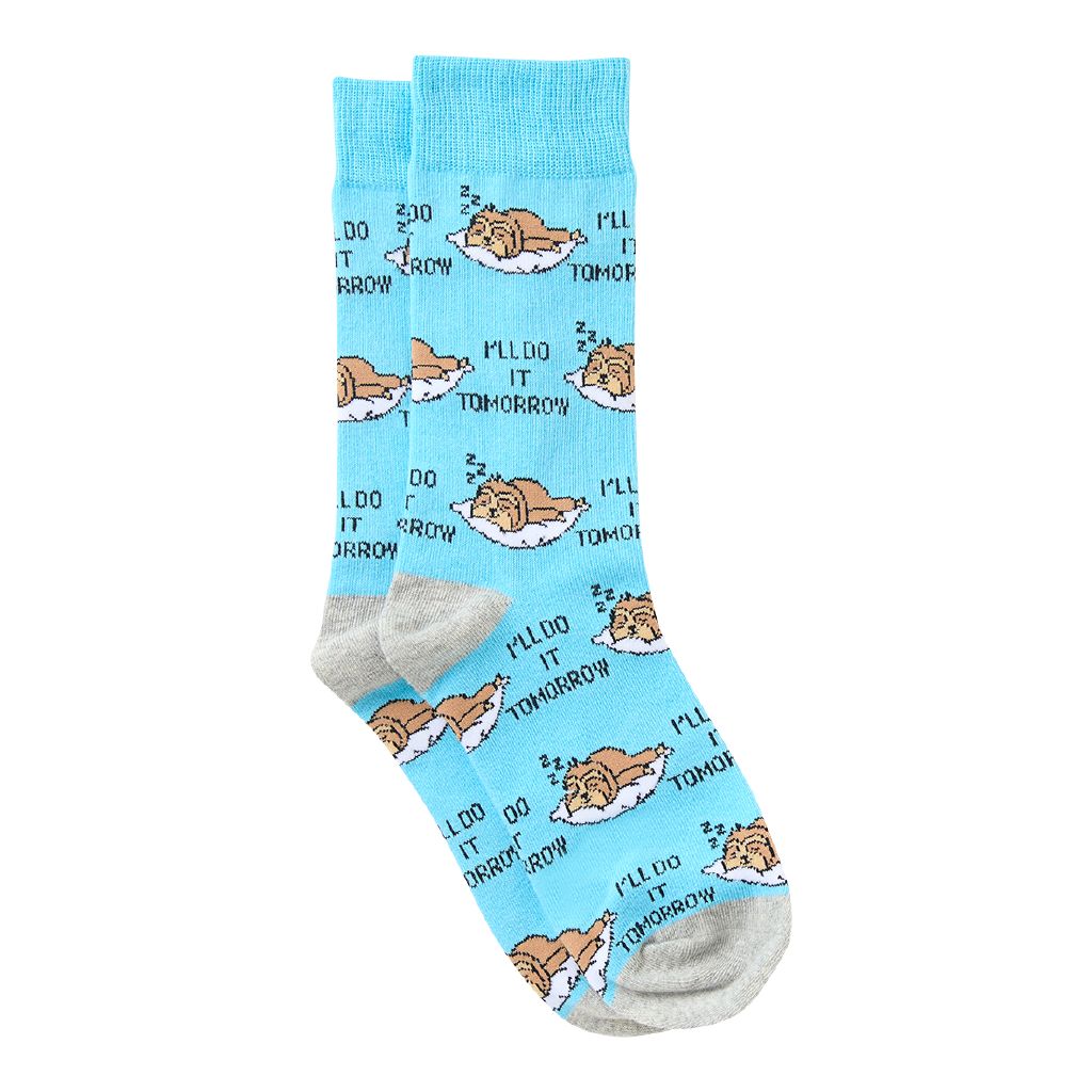 Sock Crew Novelty Crew Socks 1pk Green | The Warehouse