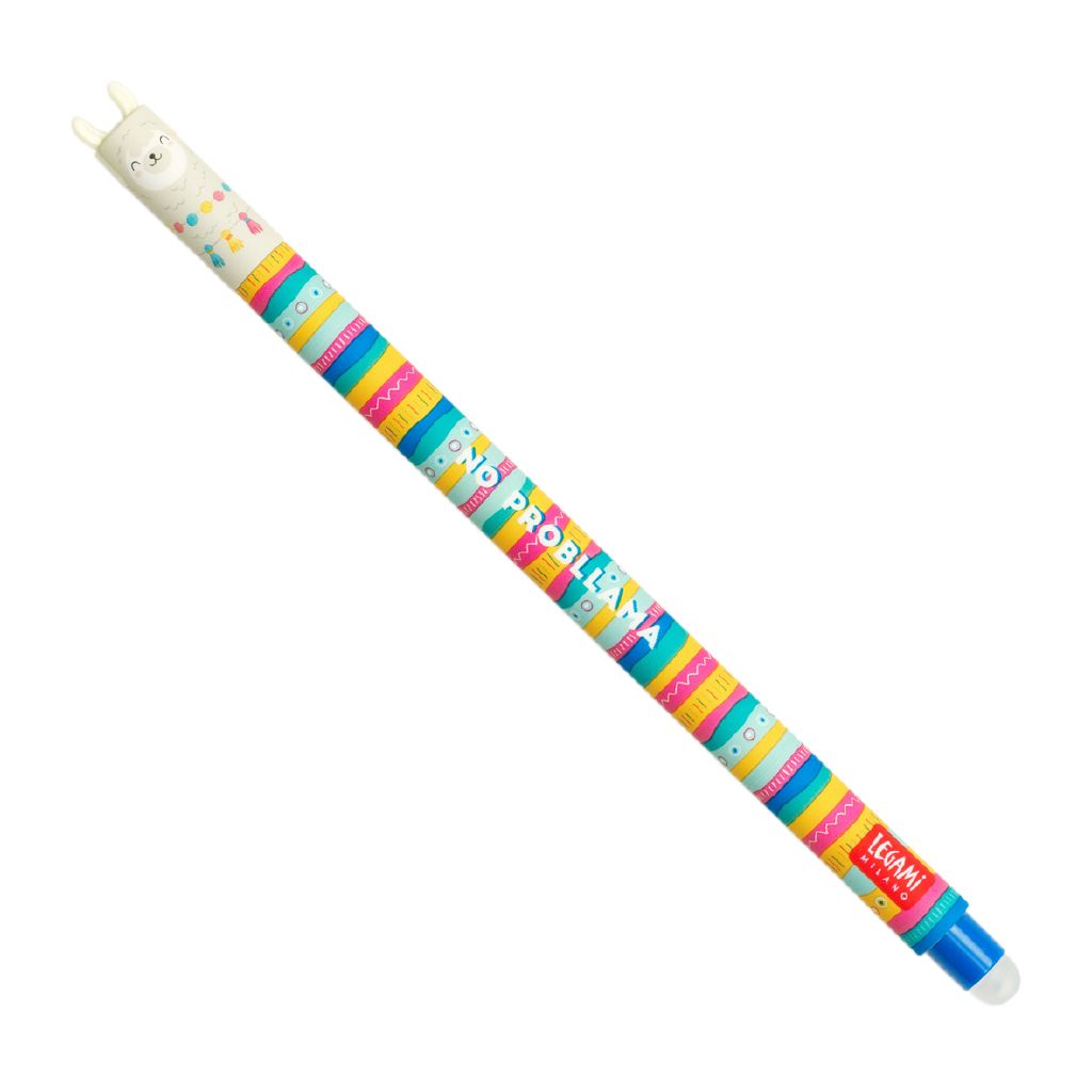 Legami Erasable Pen Llama Blue Ink | The Warehouse