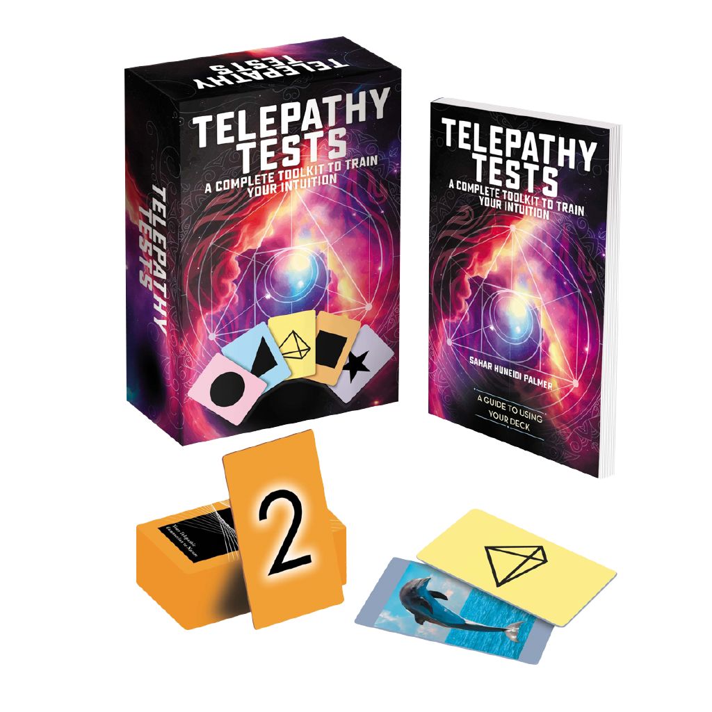 Telepathy Tests Book & Card Deck by Sahar Huneidi Palmer | The Warehouse