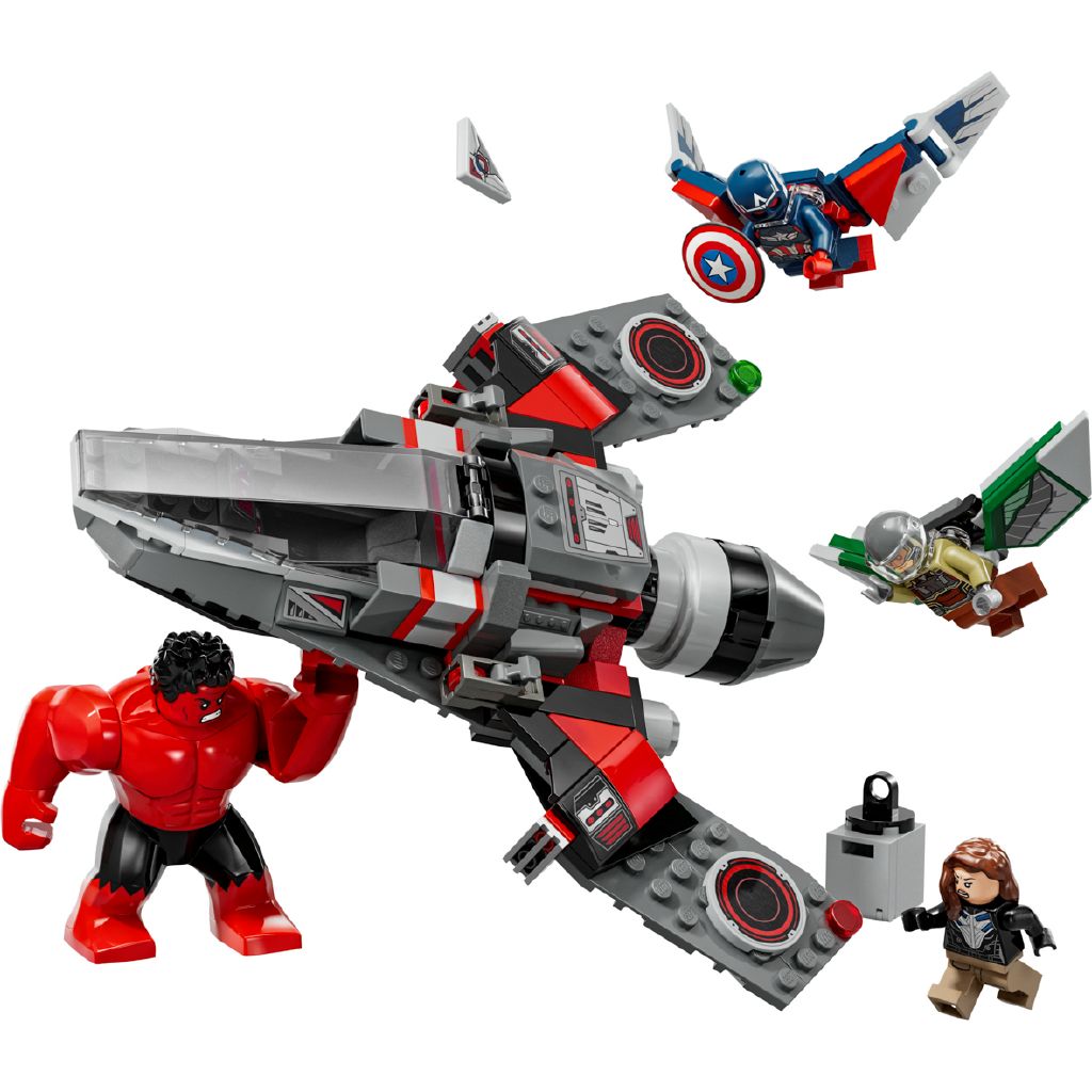 LEGO Marvel Super Heroes Captain America vs. Red Hulk Battle 76292 ...