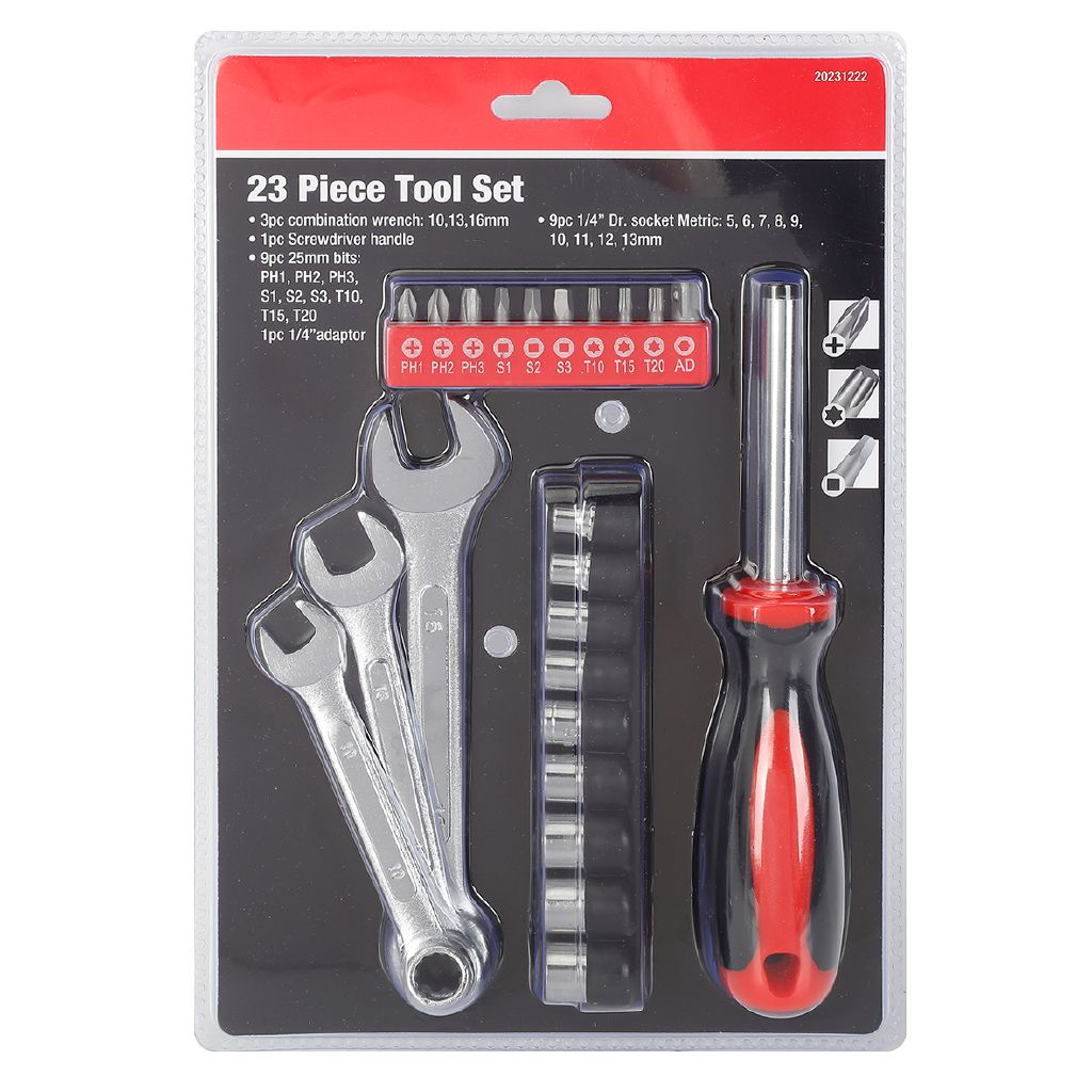 Tool Set 23 Piece | The Warehouse