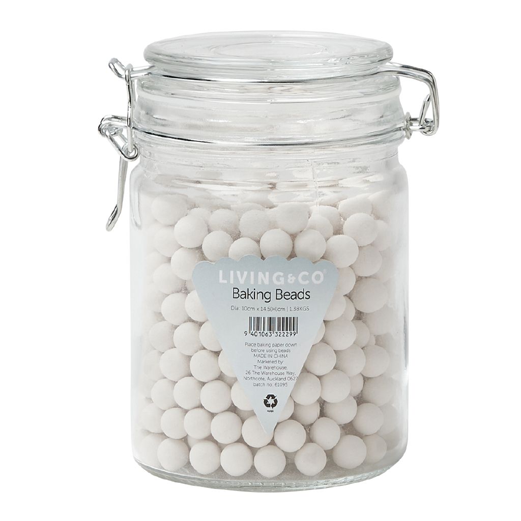 Living & Co Baking Beads White White | The Warehouse
