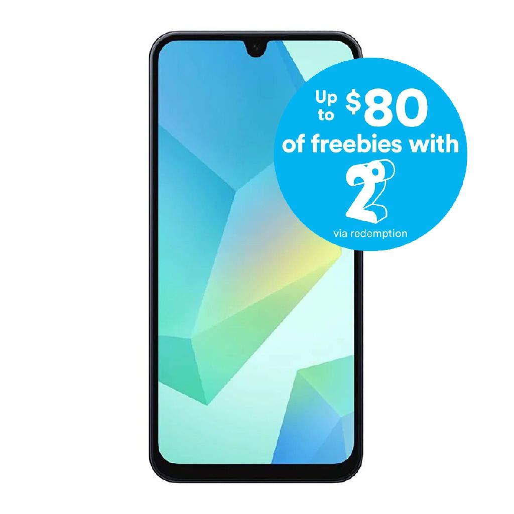 Samsung Galaxy A16 4G with 2degrees SIM Black Black | The Warehouse