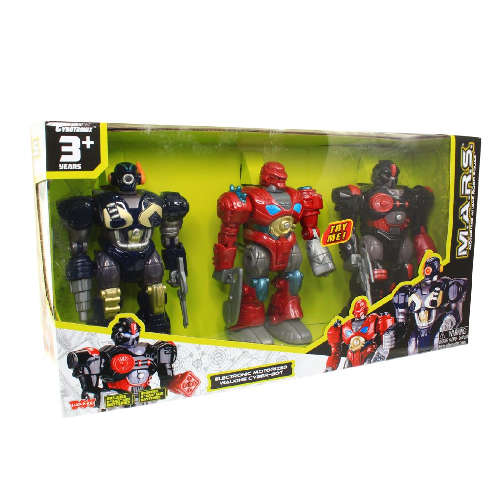 M.A.R.S. 17 Cm Robot 3 Pack | The Warehouse