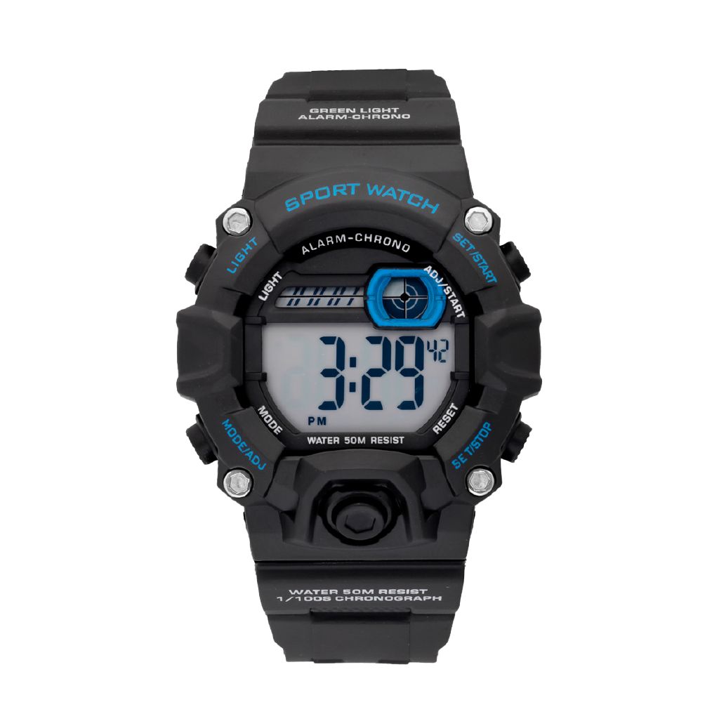 Active Intent Kids' Digital Watch Black/Blue | The Warehouse