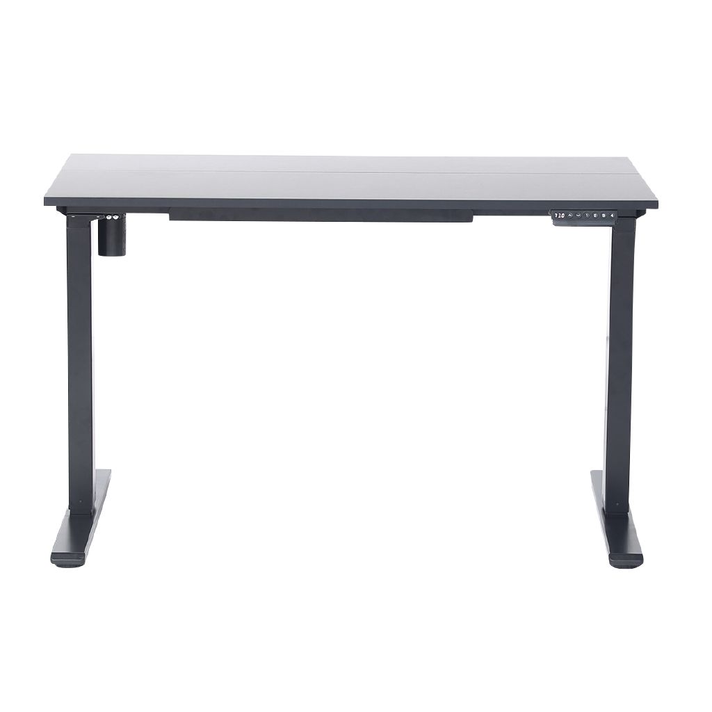 Workspace 2 Tier Adjustable Desk Black | The Warehouse