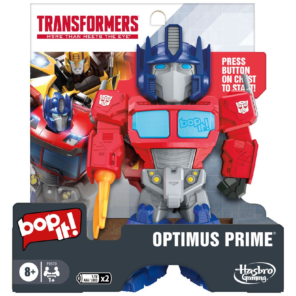 Hasbro Optimus Prime Bop It Game | The Warehouse