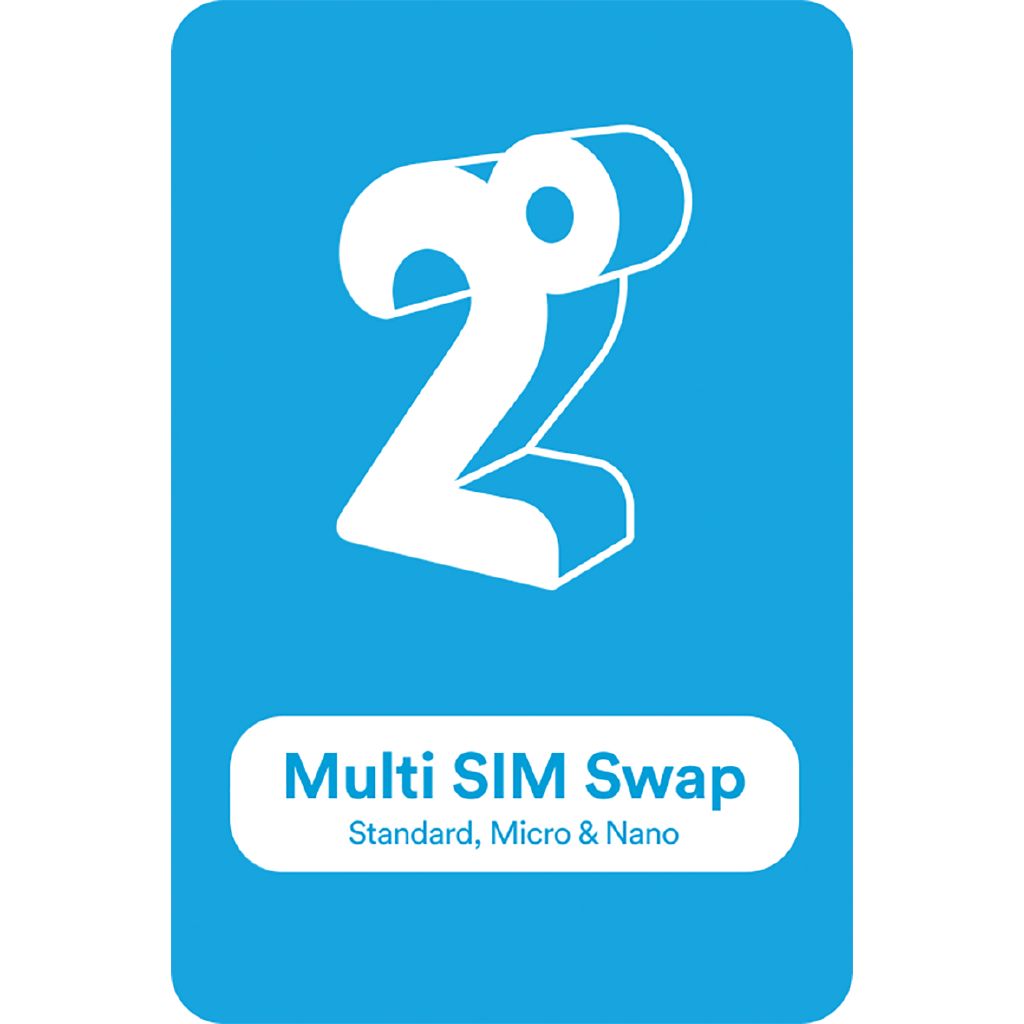 2degrees Multi SIM Swap Blue | The Warehouse