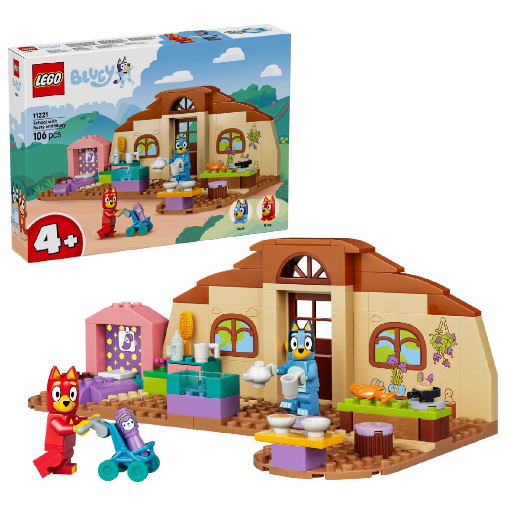 LEGO Bluey School with Rusty and Bluey 11221 | The Warehouse