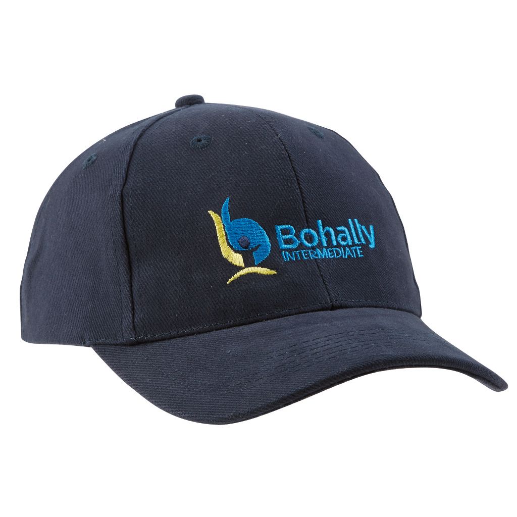 Schooltex Bohally Intermediate Cap with Embroidery Navy | The Warehouse