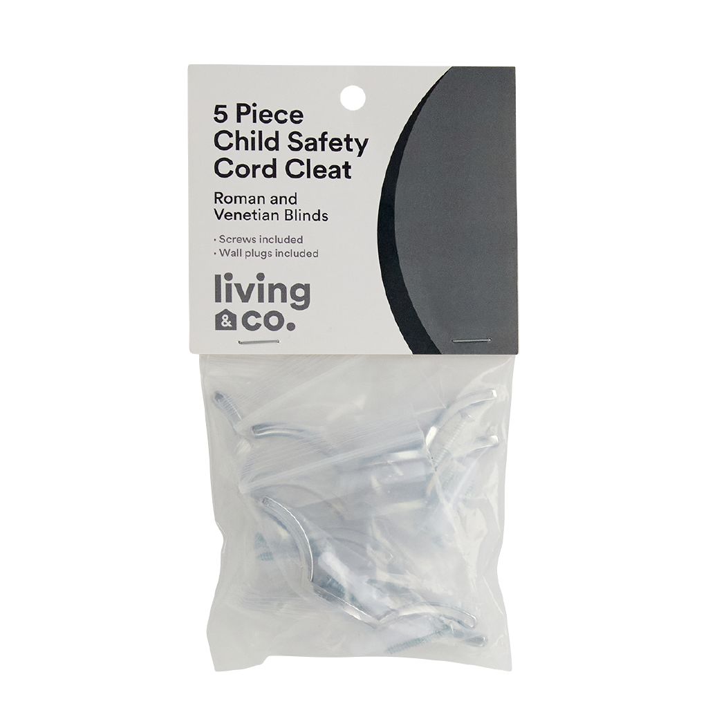 Living & Co 5 Piece Child Safety Cord Cleats | The Warehouse