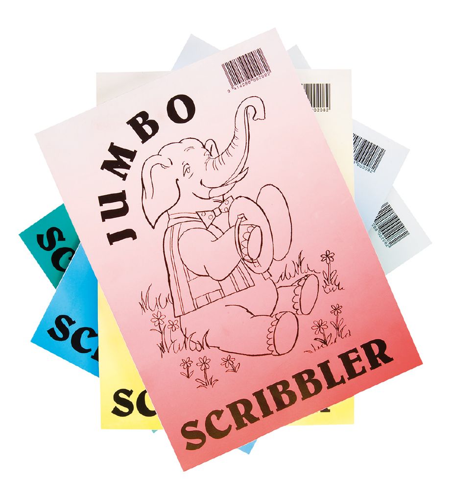 WS Jumbo Scribbler Jotter Pad 120 Leaf White A4 White | The Warehouse