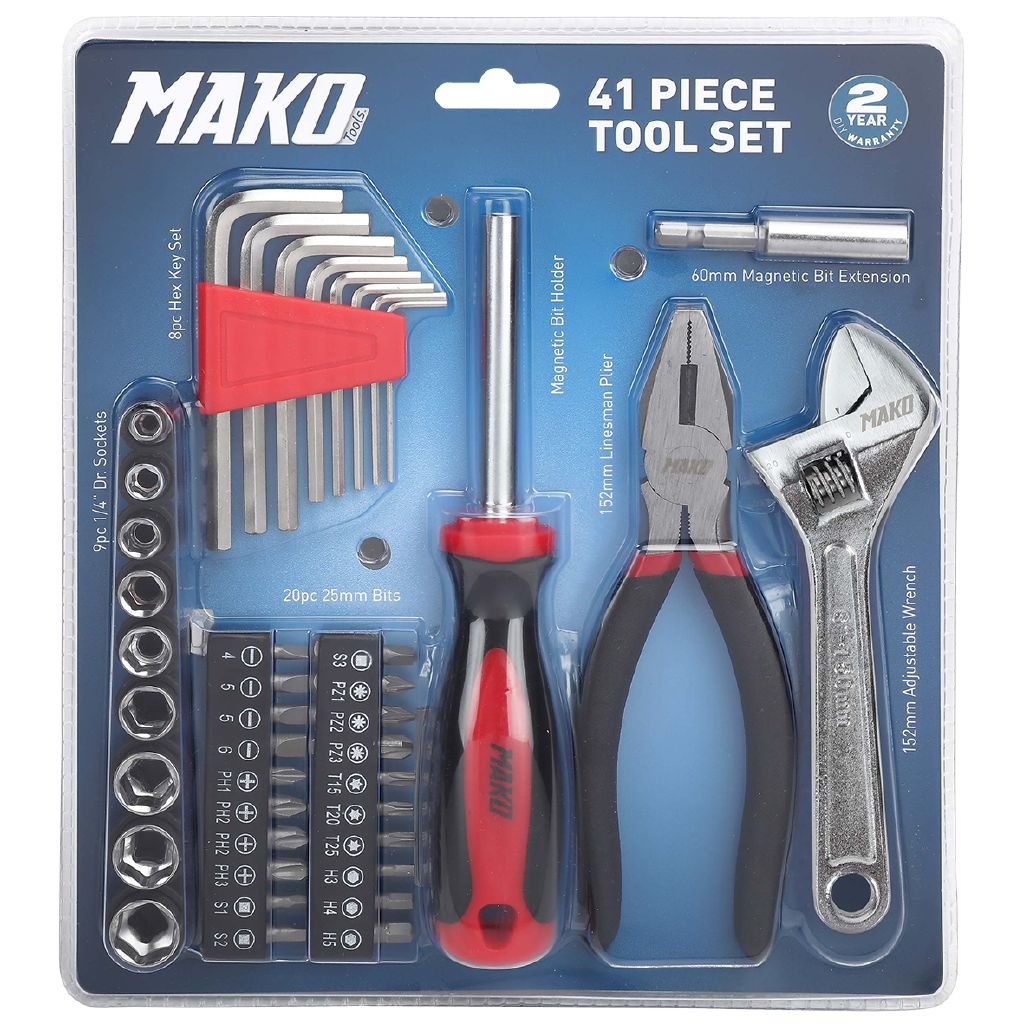 Mako Tool Set 41 Piece | The Warehouse