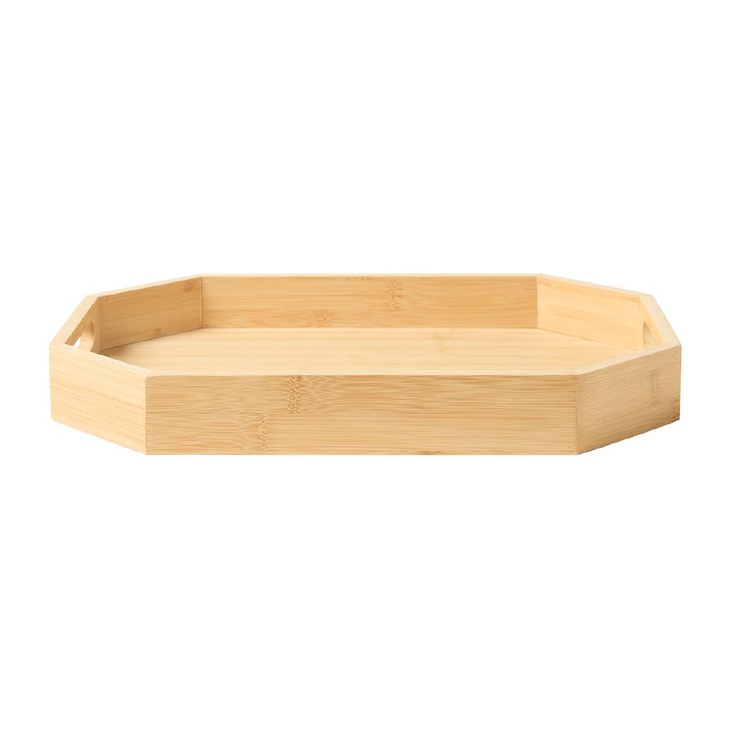 Living & Co Bamboo Tray Rectangular Shaped Natural Natural | The Warehouse